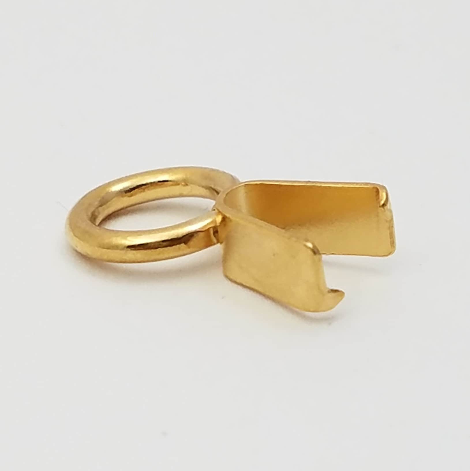 Set of 10 metal 8mm hole Japanese koki clips for pouch making - silver ...