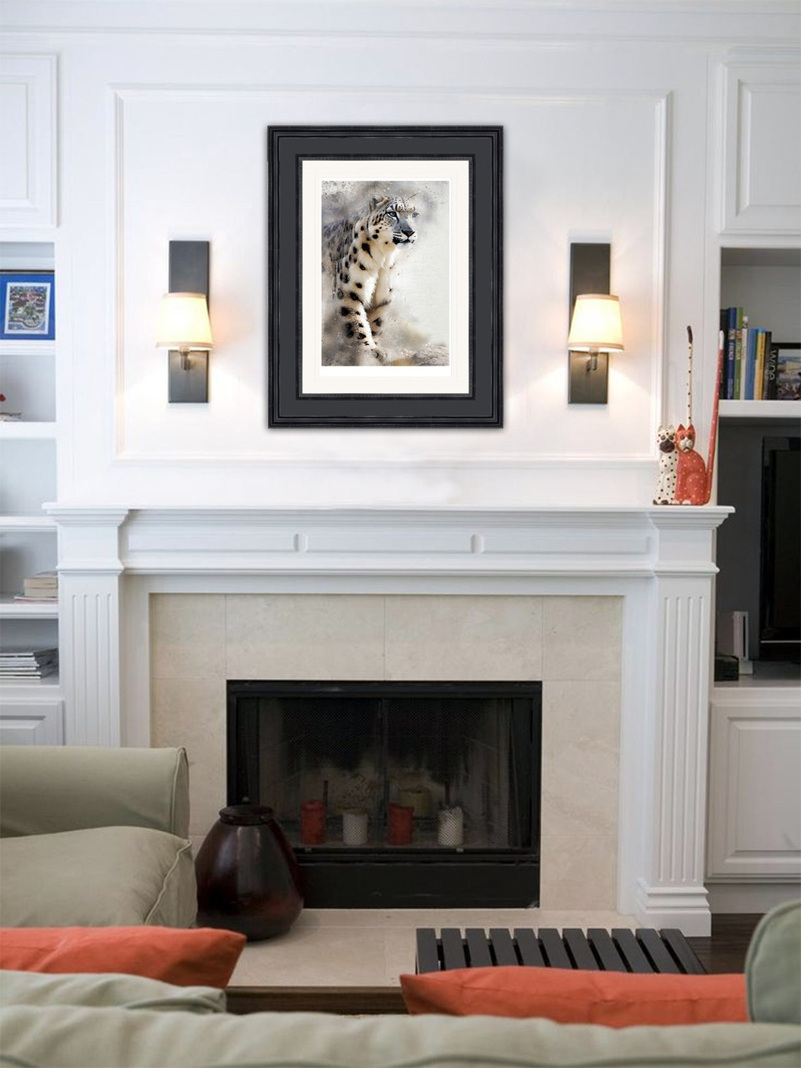 Snow Leopard Print – Limited Edition Art – From Original Phil Daniels ...