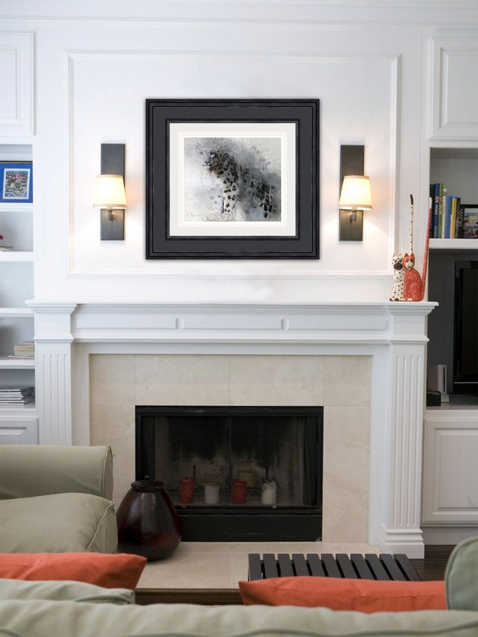 Snow Leopard Print – Limited Edition Art – From Original Phil Daniels ...
