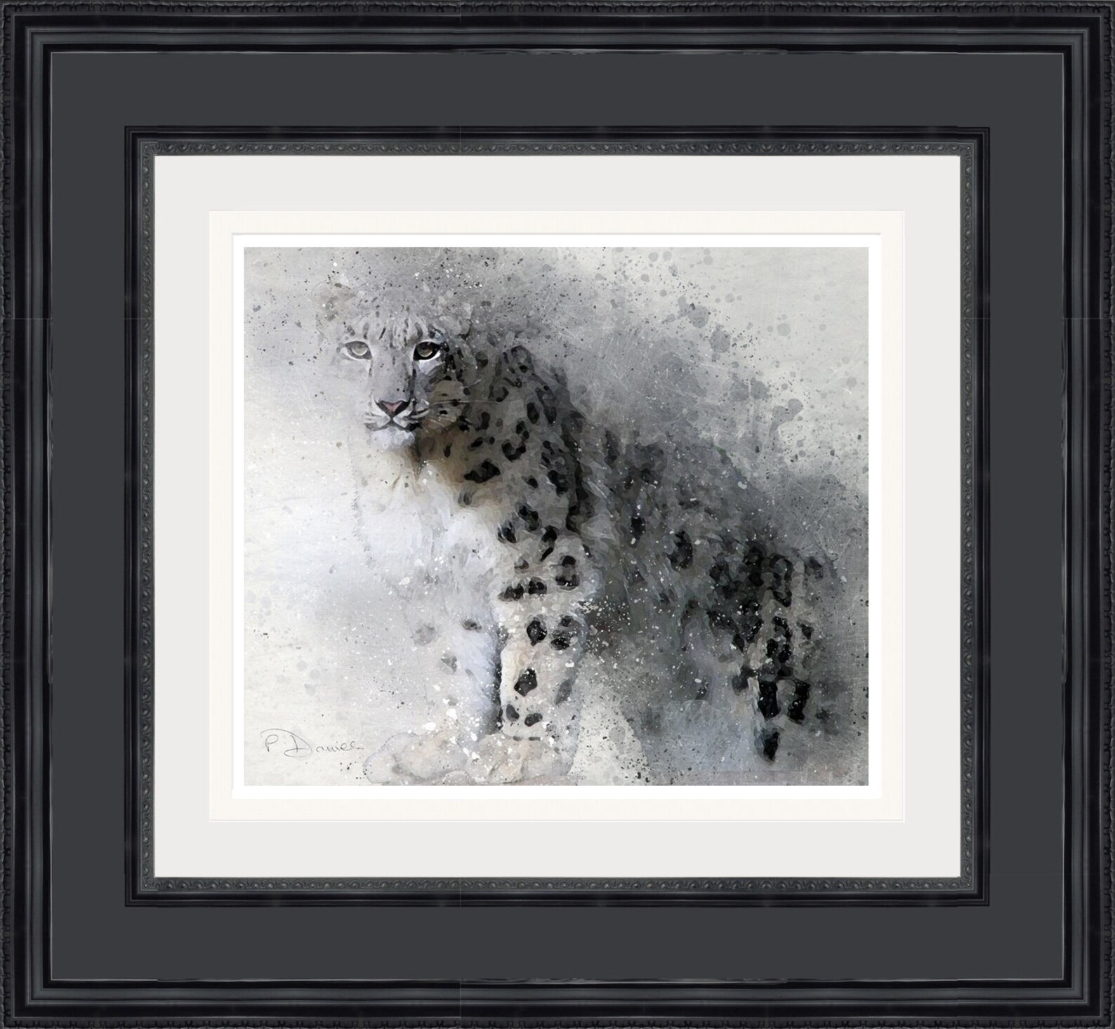 Snow Leopard Print – Limited Edition Art – From Original Phil Daniels ...