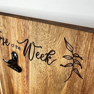 Wooden Verse of the Week Clipboard Wood Bible Verse Wall Hanging ...