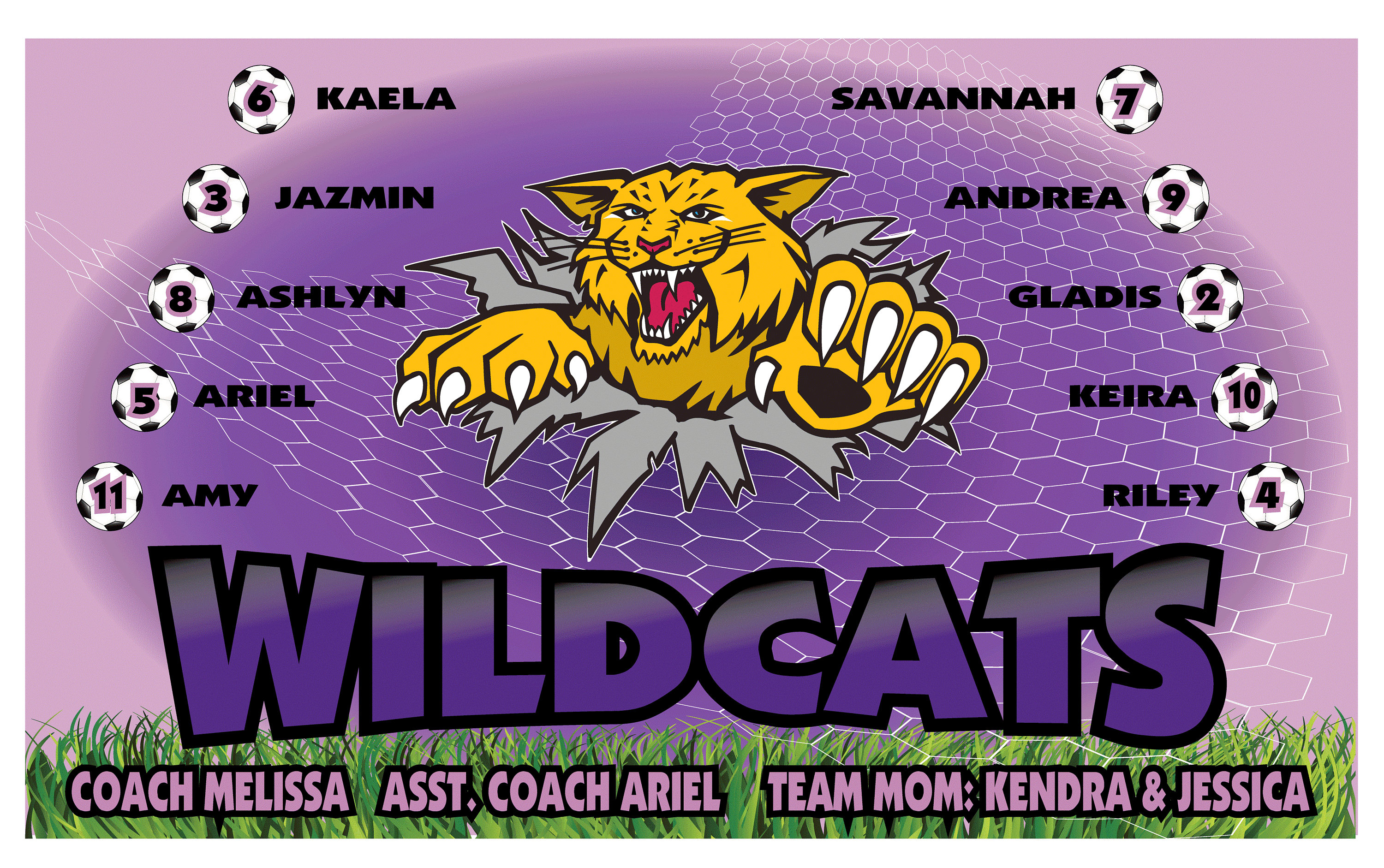 Soccer Banner Custom Soccer Team Banners Full Color | Etsy