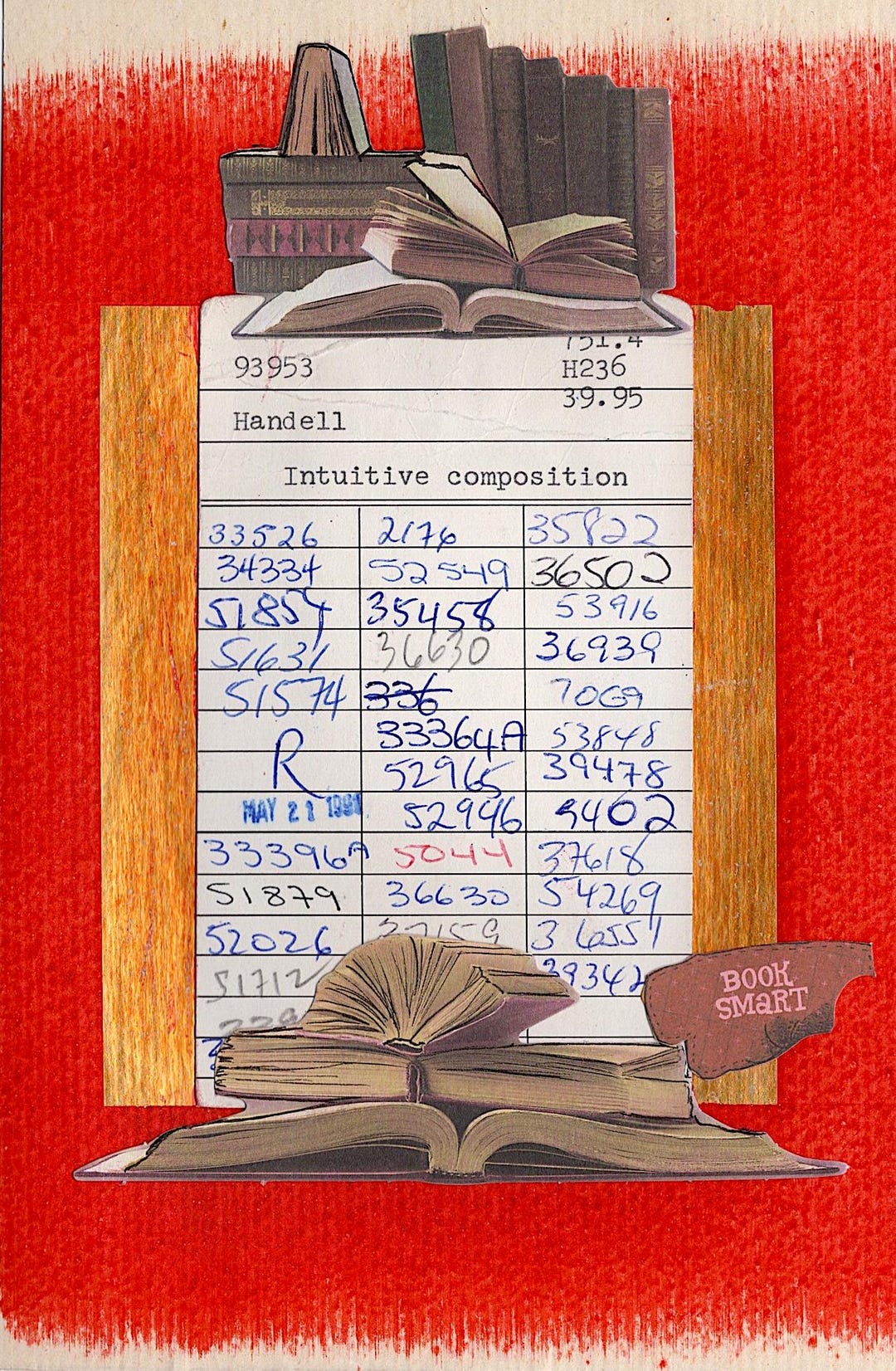 Mini Collage Library Book Theme Affordable Art Original - Etsy