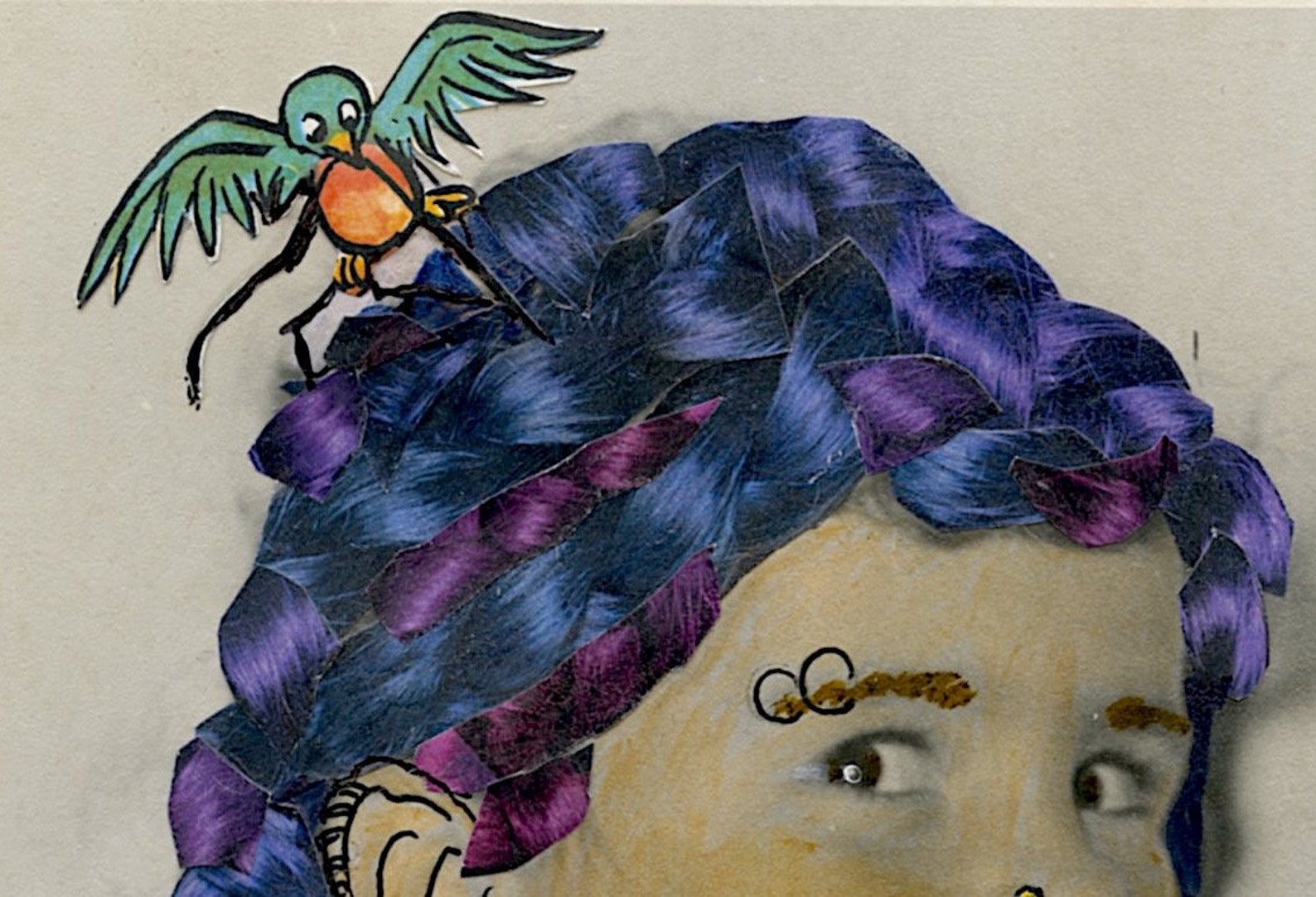 Altered Art Collage Little Girl Turned Punk Altered Photo - Etsy Altered Art Collage Little Girl Turned Punk Altered Photo - Etsy