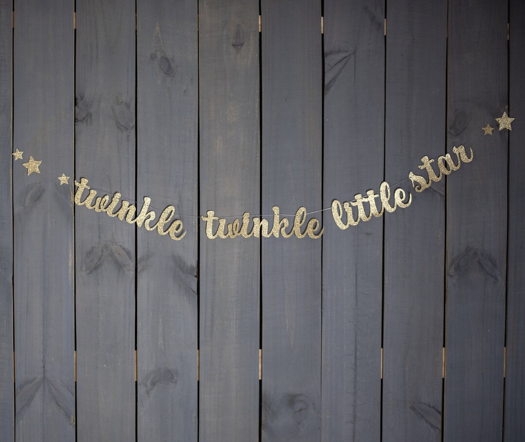 Twinkle Twinkle Banner - Etsy