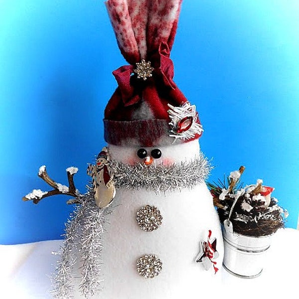 Fleece Snowman - Etsy