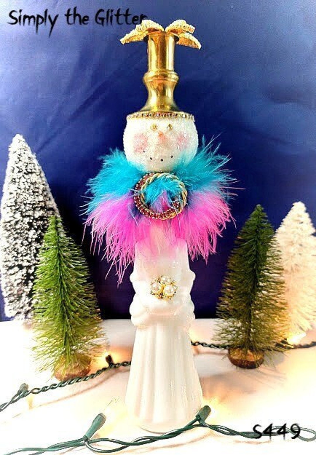 Vintage Avon Bottle Snowman Decoration "maude", Winter Snowman, Snowman ...