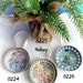 Handmade Altered Mason Jar Lid Ornament honor, Christmas Ornament ...