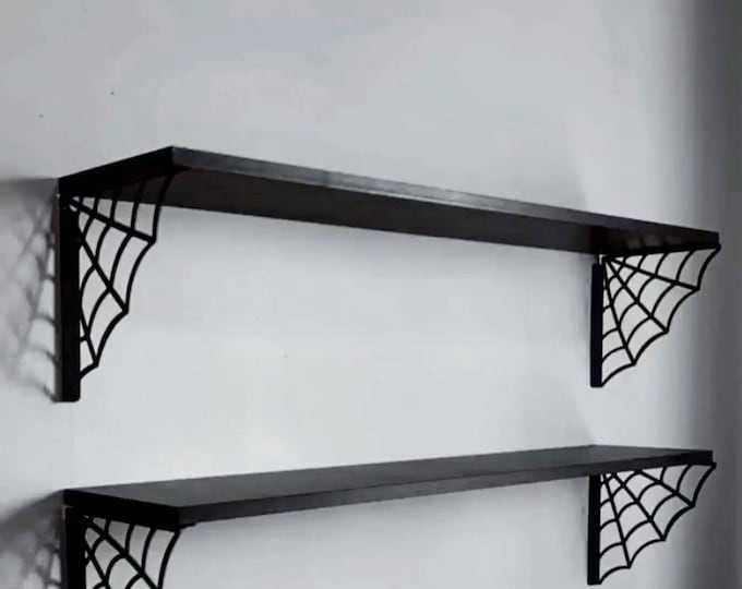 Metal Spider Web Shelf Brackets (brackets ONLY) - Etsy