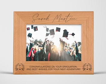 Law School Graduation Picture Frame Personalized Picture Frame 5x7 - Etsy