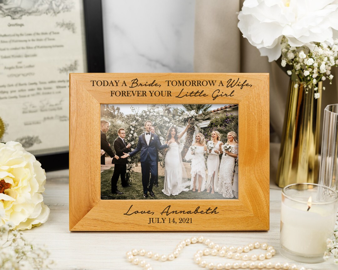 Today a Bride Tomorrow a Wife Forever Your Little Girl - Etsy