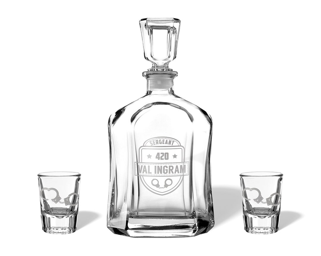 Police Decanter, Police Retirement Gift, Policeman Promotion Gift ...