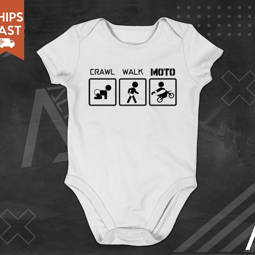 Motocross Onesie I Wheelie Love Daddy Dirt Bike Onesie Dirt | Etsy