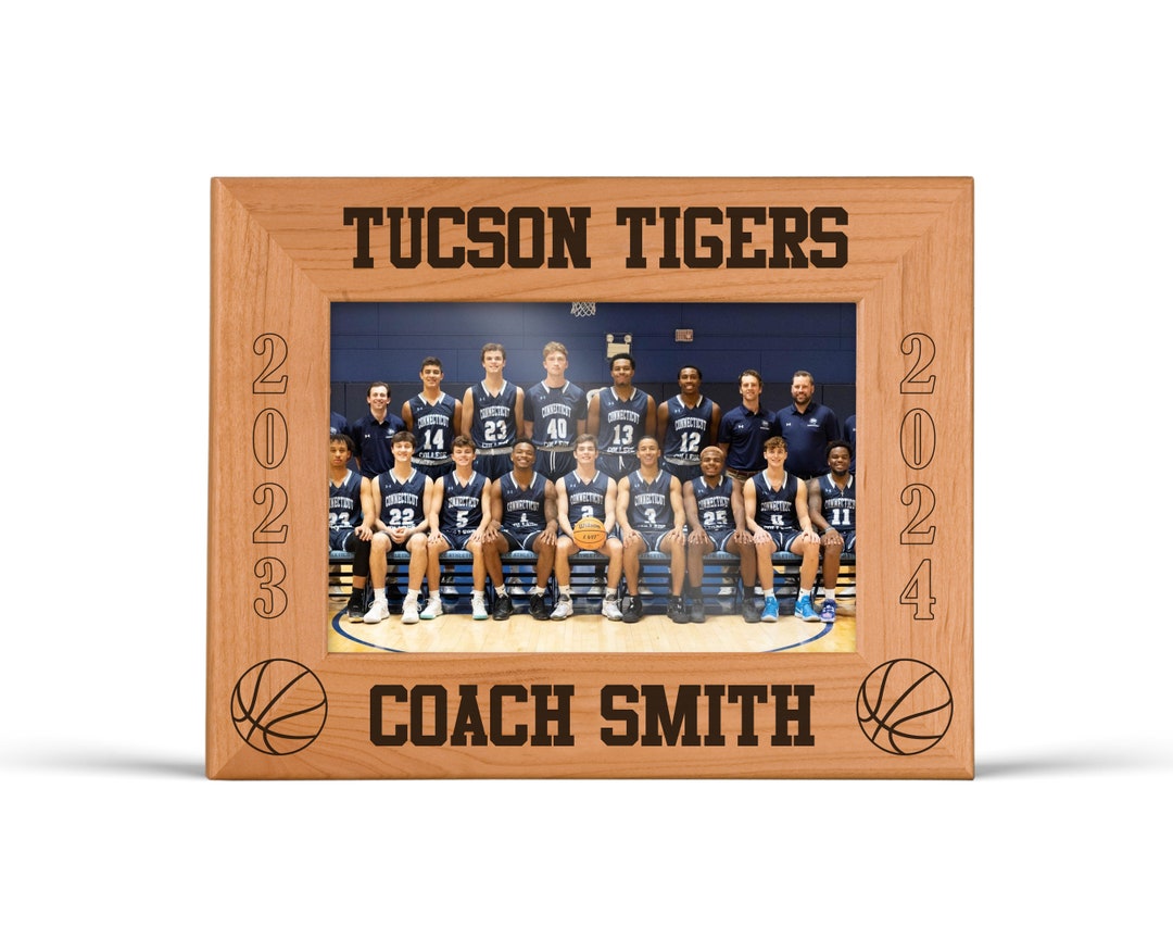 Basketball Coach Picture Frame Personalized Basketball Coach Photo Gift ...