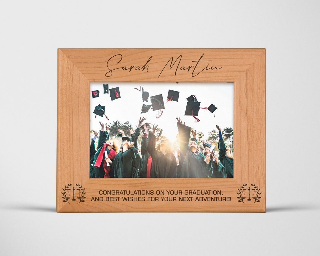 Law School Graduation Frame Personalized Gift Lawyer Picture Frame ...