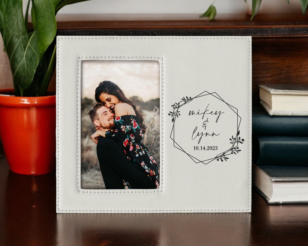 Personalized Wedding Gift for Couples Custom Wedding Photo Frame ...