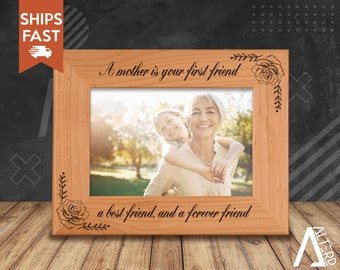 Best Mom Picture Frame - Etsy