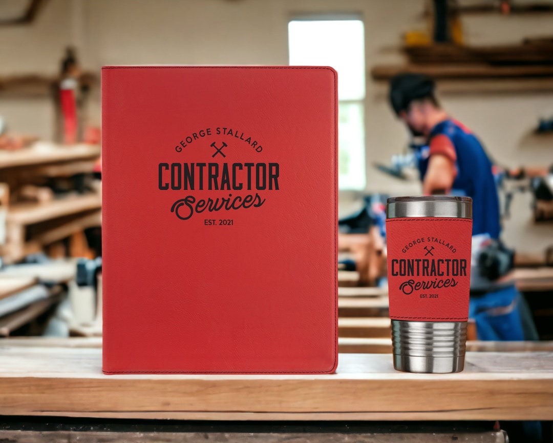 Contractor Portfolio General Contractor Gift Personalized Portfolio ...