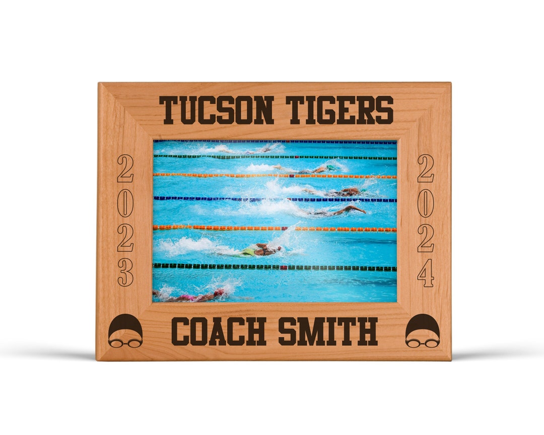Swim Coach Gift Coach Picture Frame Coach Photo Gift Coach Personalized ...