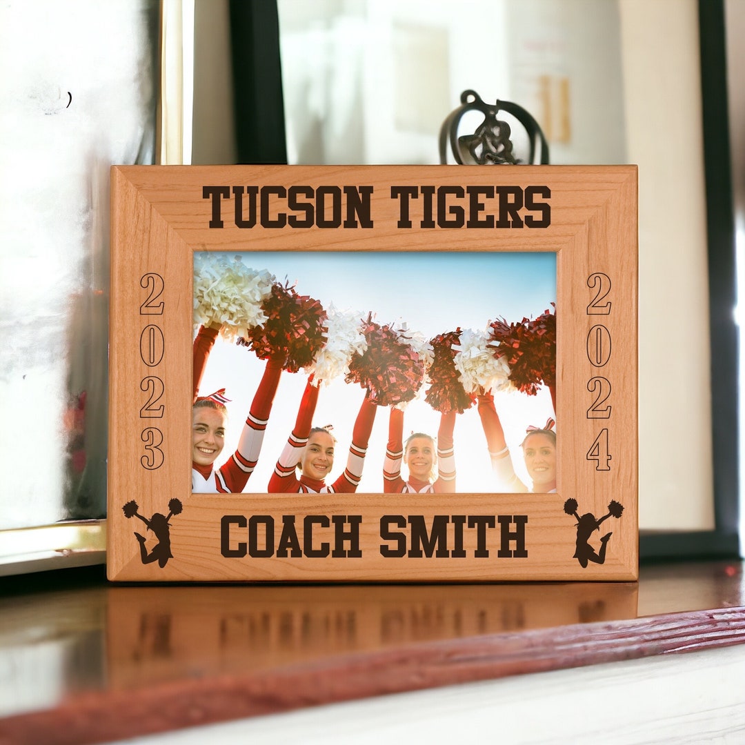 Cheer Coach Picture Frame Cheer Coach Gift Cheerleading Coach Gift End ...