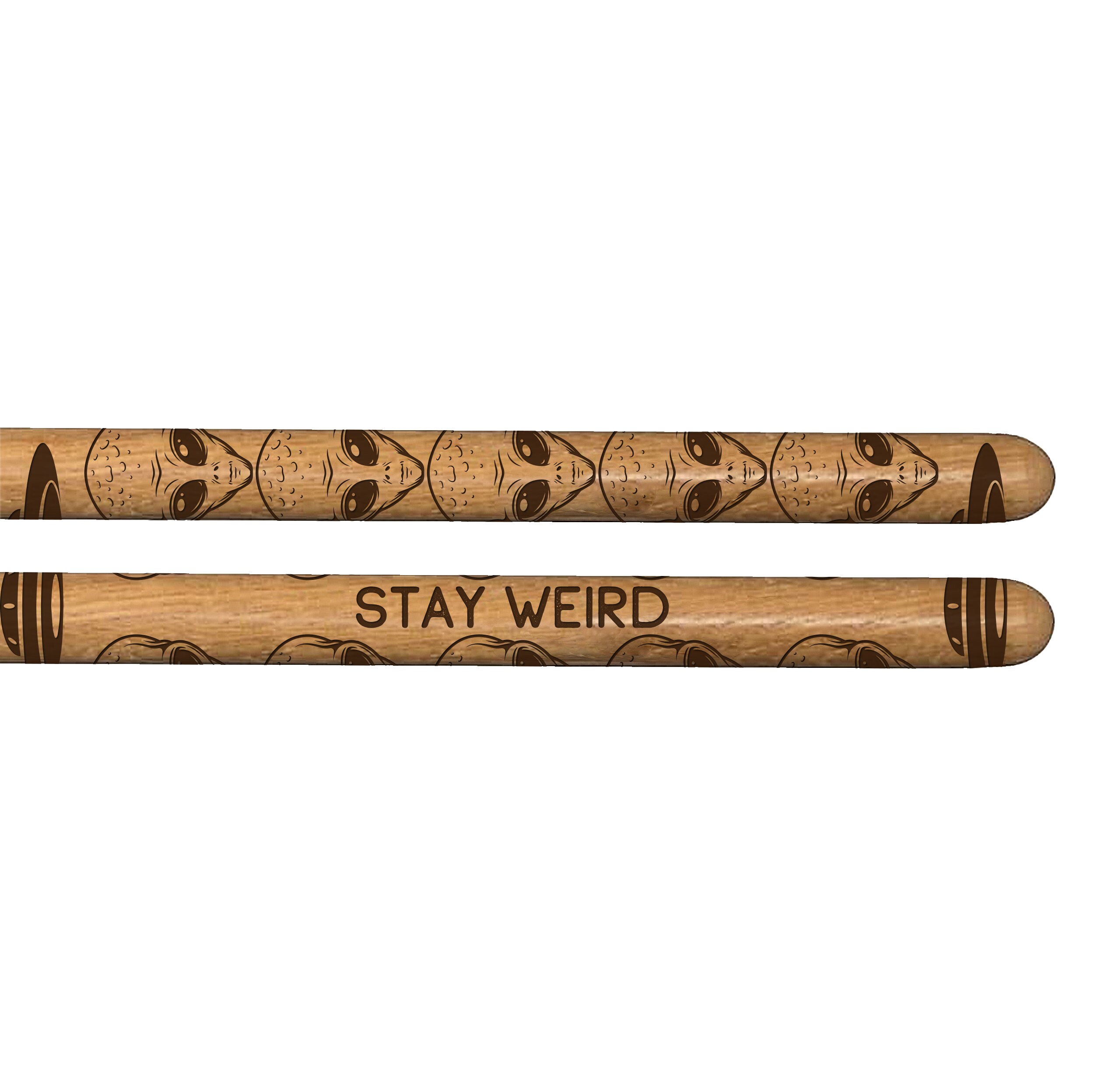 Personalized Drumsticks Custom Engraved Pair of 5A Hickory Wooden Drum ...