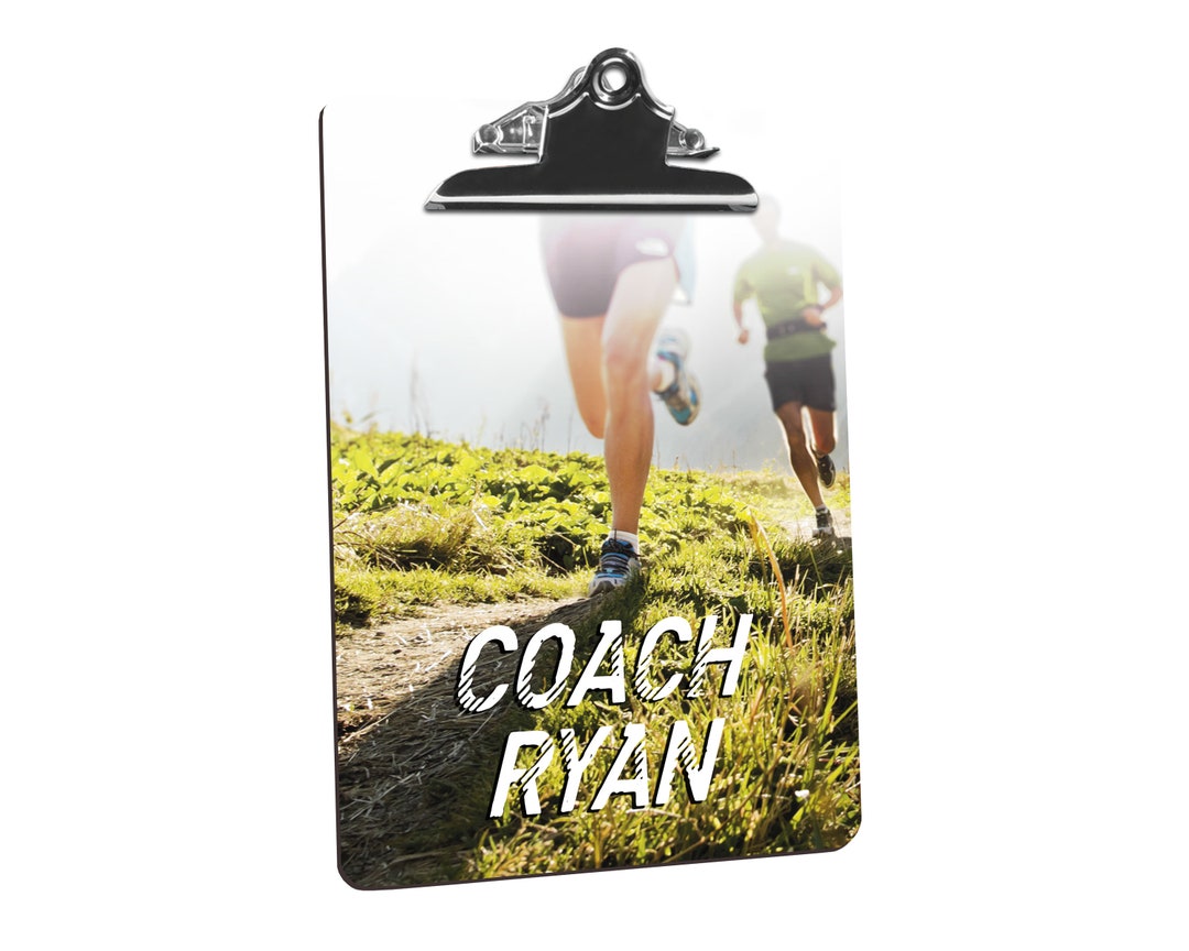 Cross Country Coach Gift Custom Coach Clipboard Cross Country Running ...
