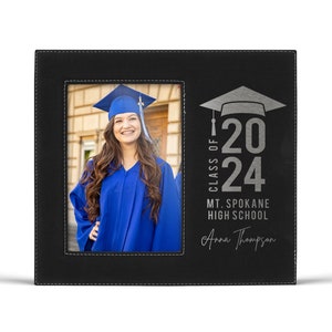 Graduation Picture Frame 2024 Personalized Graduation Photo Class of ...