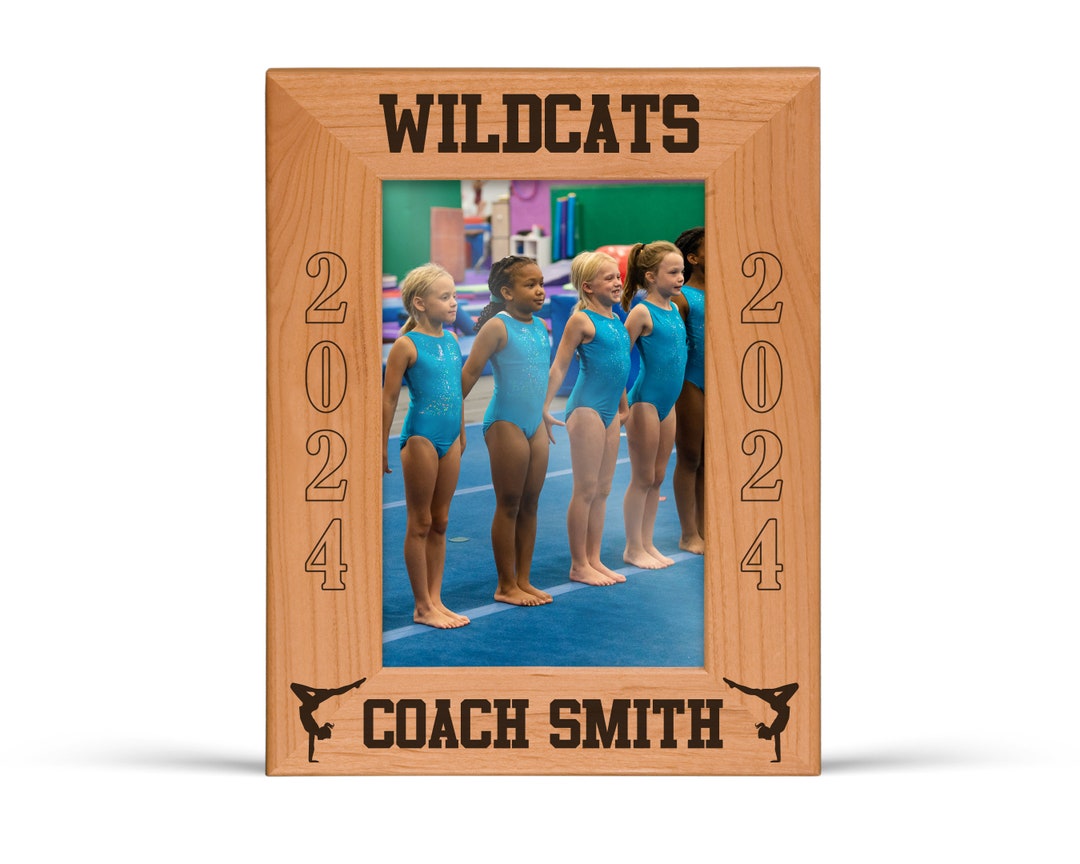 Gymnastics Coach Gift Gymnastics Picture Frame Personalized Coach Frame ...