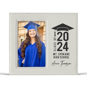 Graduation Picture Frame 2024 Personalized Graduation Photo Class of ...