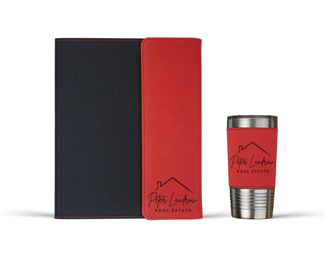 Sold Realtor Gift for Agent Leather Portfolio Padfolio With Notepad ...