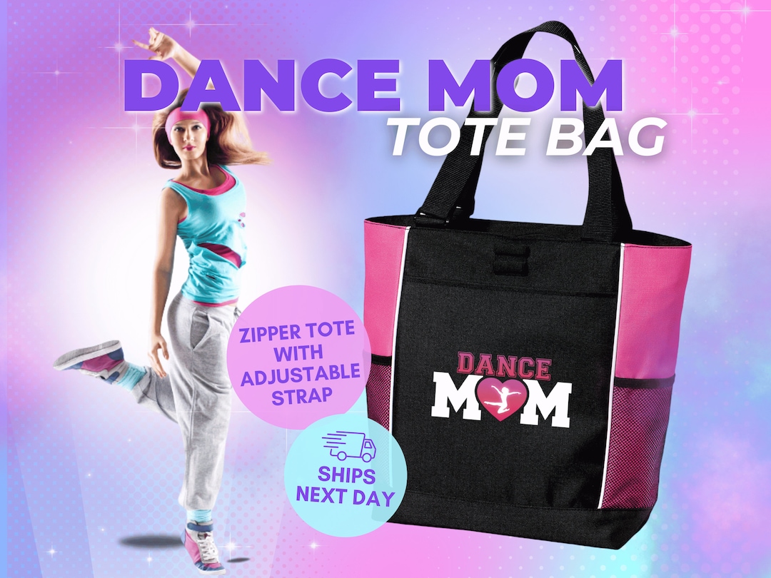 Dance Mom Tote Bag Dancer Mom Dance Mom Gear Dance Mom Gifts Dance ...