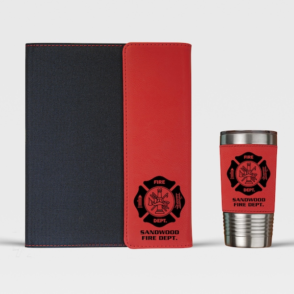 Fire Department Leather Portfolio - Etsy