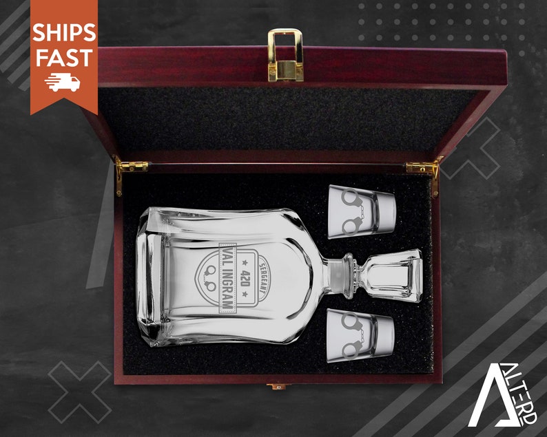Police Decanter Police Retirement Gift Policeman Promotion - Etsy