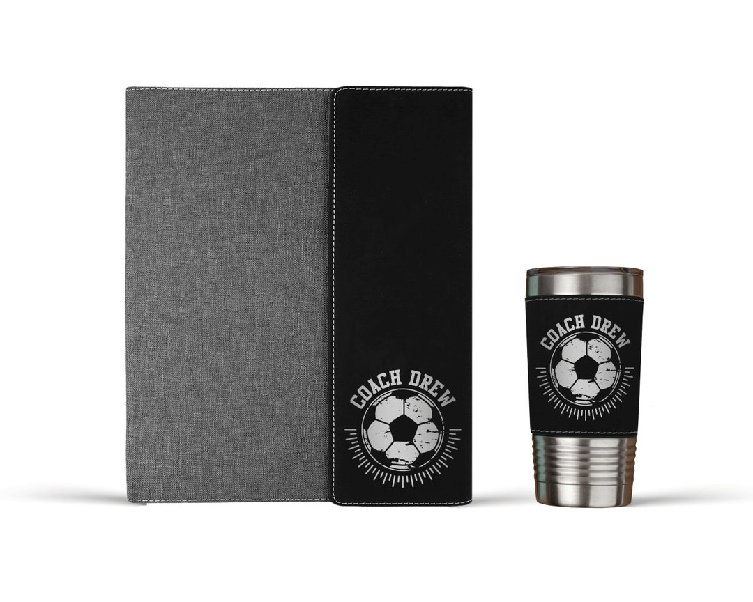 Soccer Coach Gift Personalized Coach Portfolio Soccer Coach Notebook ...