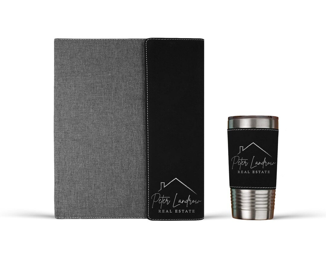 Sold Realtor Gift for Agent Leather Portfolio Padfolio With Notepad ...