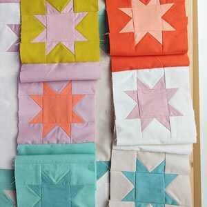 Modern Lap Quilt Star Quilt: Pattern Starlet by Modernly Morgan - Etsy