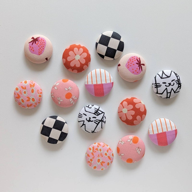 Fabric Magnets - Etsy