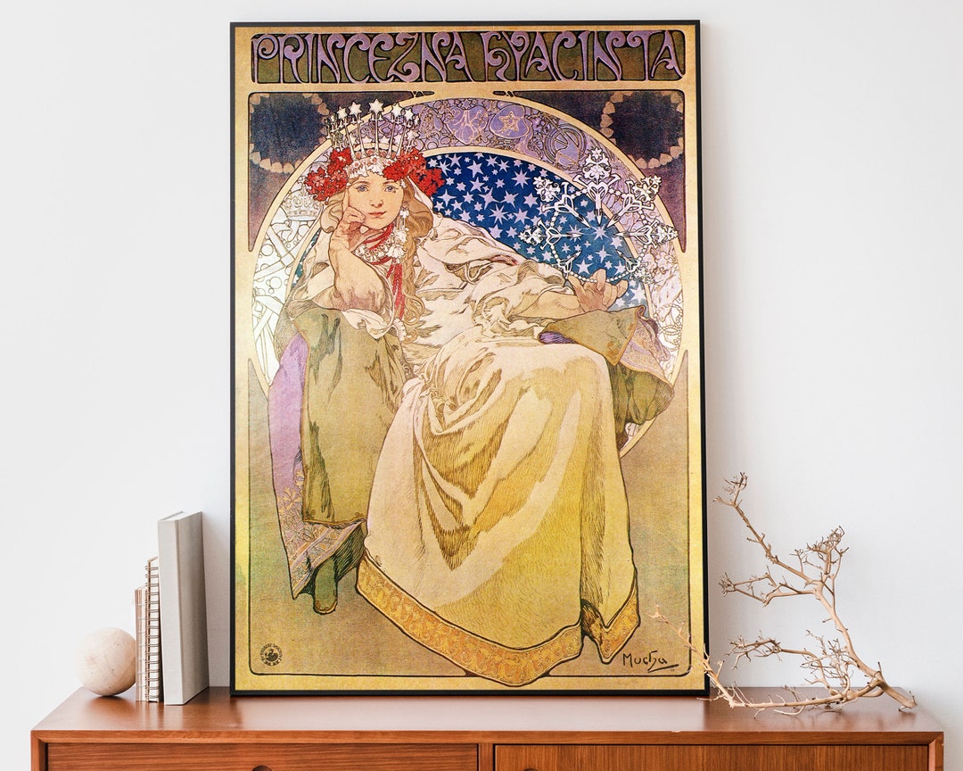 Vintage Alphonse Mucha Poster, Art Nouveau French Print, Retro ...