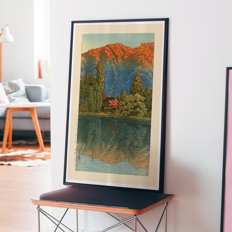 Kawase Hasui Morning at Ao Marsh – Vintage Japanese Woodblock Print ...