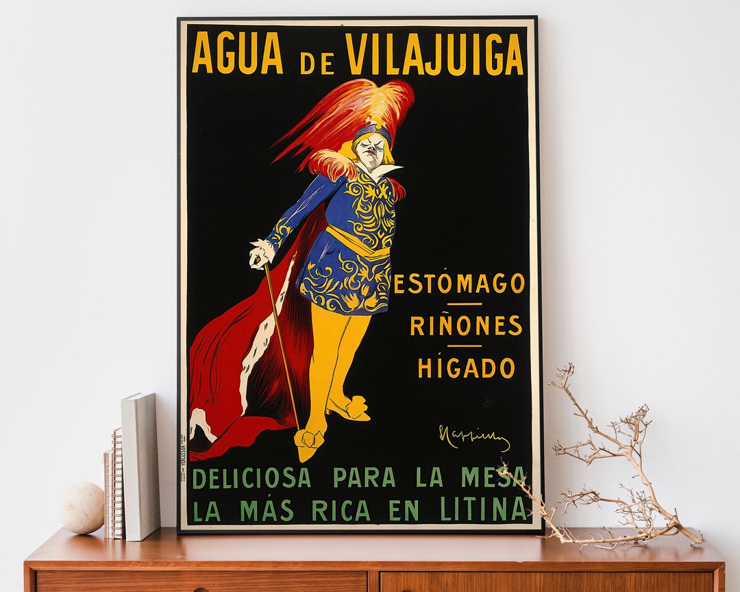 Vintage Food & Drink Poster Print, Restaurant Wall Art, Art Nouveau ...