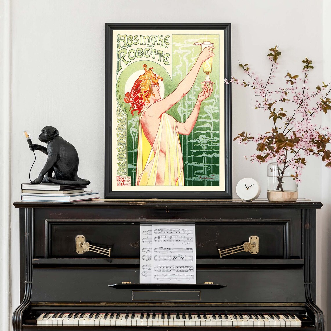 Absinthe Robette Vintage Art Print Alphonse Mucha Art Nouveau - Etsy