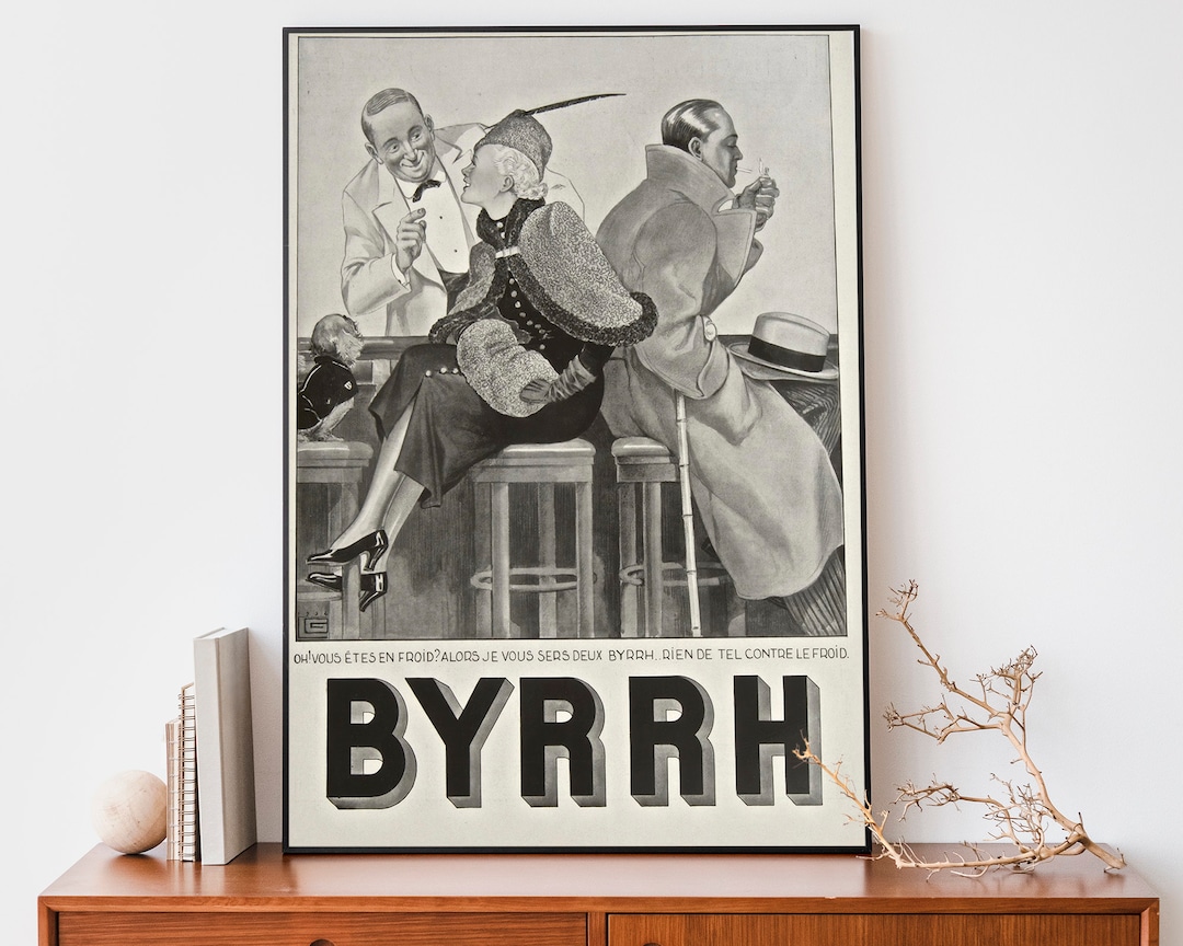 Vintage Alcohol Poster, Retro Advertising Art Print, Liquor Poster ...