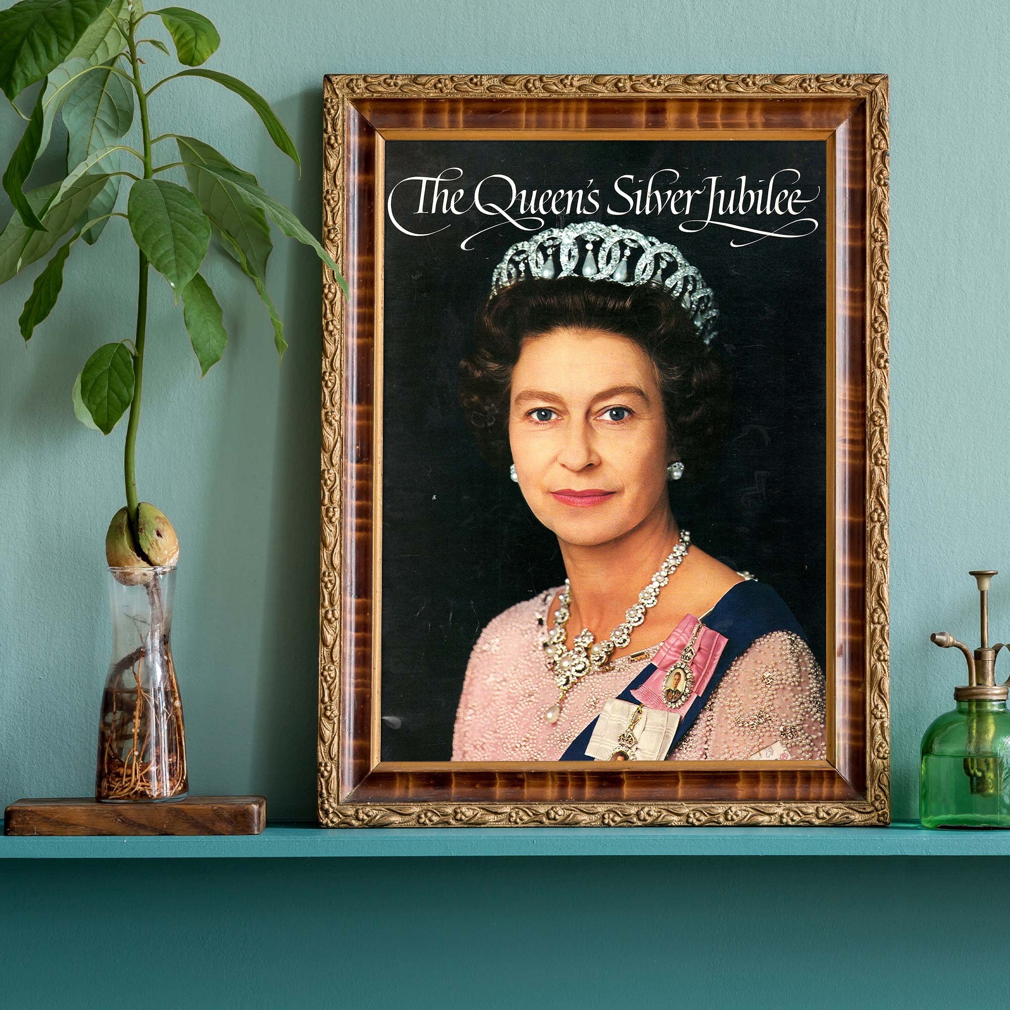 Queen Elizabeth Silver Jubilee Photo Print Vintage Queen of - Etsy