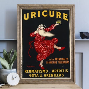 Vintage Leonetto Cappiello Poster, Retro Pharmaceutical Poster, Art ...