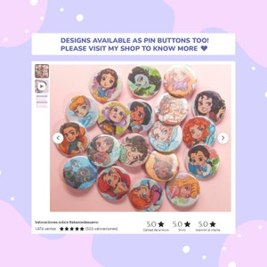 Disney Kida Megara Esmerald Jane Stickers Cute Chibi Art Christmas ...