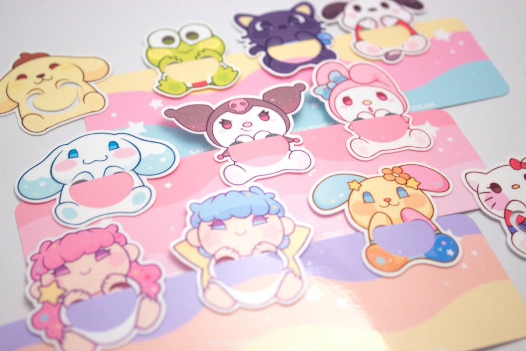 Kawaii Bookmark Kuromi Mymelo Cinnamoroll Pompompurin Usahana Kitty ...