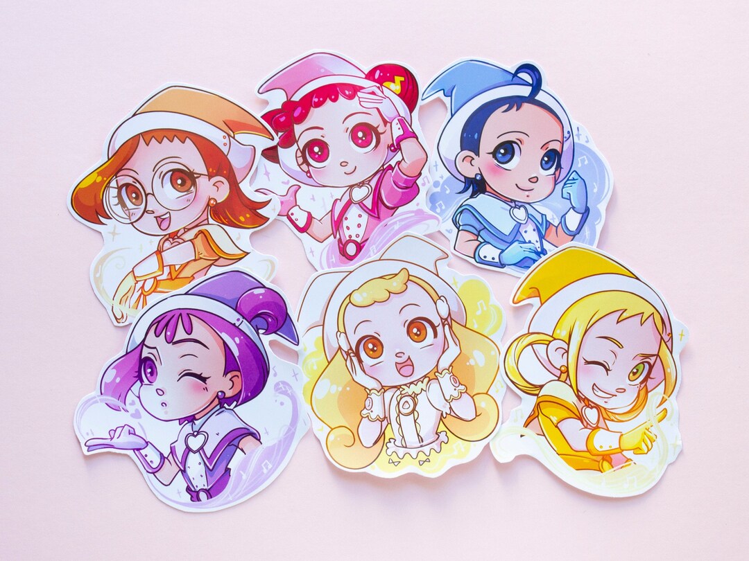 Ojamajo Magical Doremi High Quality Sticker Pack, Doremi Magical Girl ...