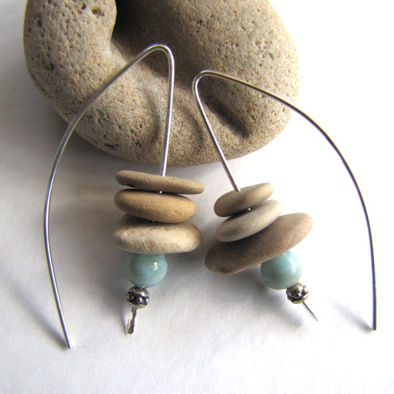 Stacked Beach Stones - Etsy