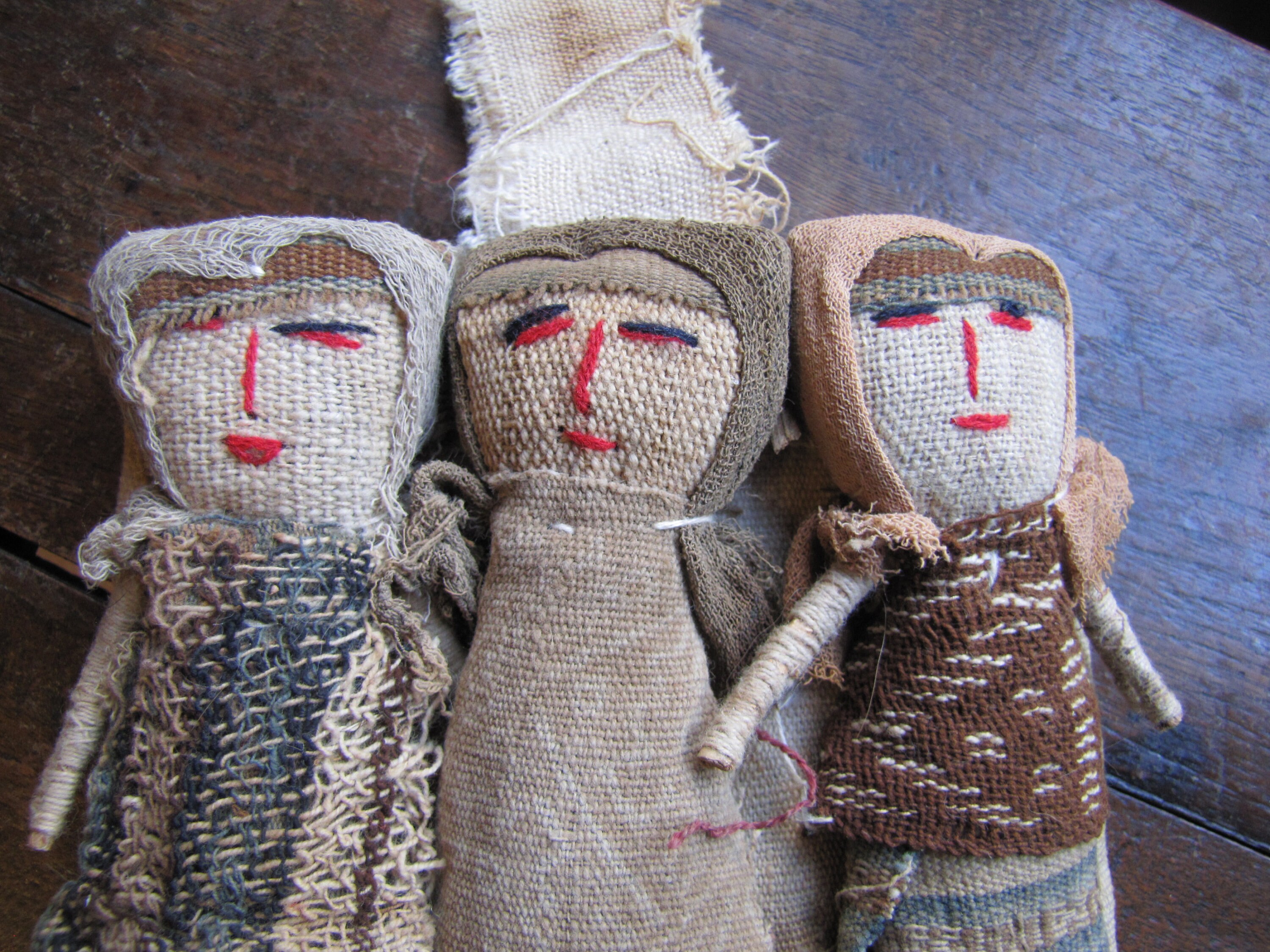 Antique Chancay, Pre-columbian Textile Cloth Dolls, Peruvian Dolls ...