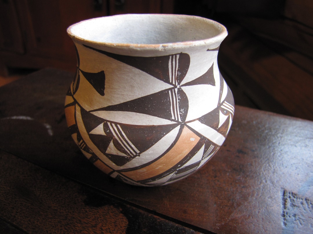 Vintage Acoma Pot, Acoma Pueblo Pottery, Pueblo Pottery, Vintage Acoma ...